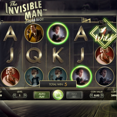สล็อตแมชชีน The Invisible Man วิธี | สล็อต NetEnt